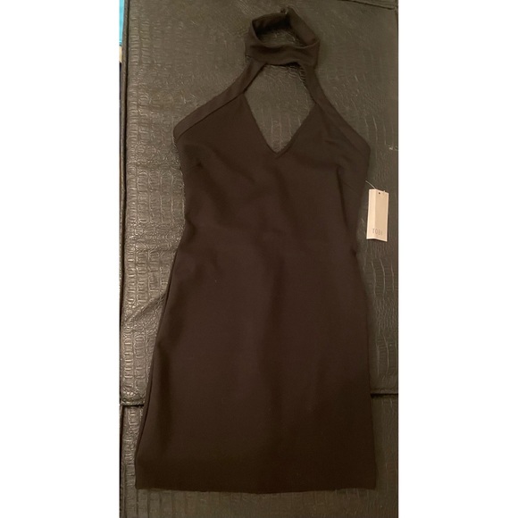 Tobi | Dresses | New With Tags Tobi Black Cutout Halter Mini Dress ...